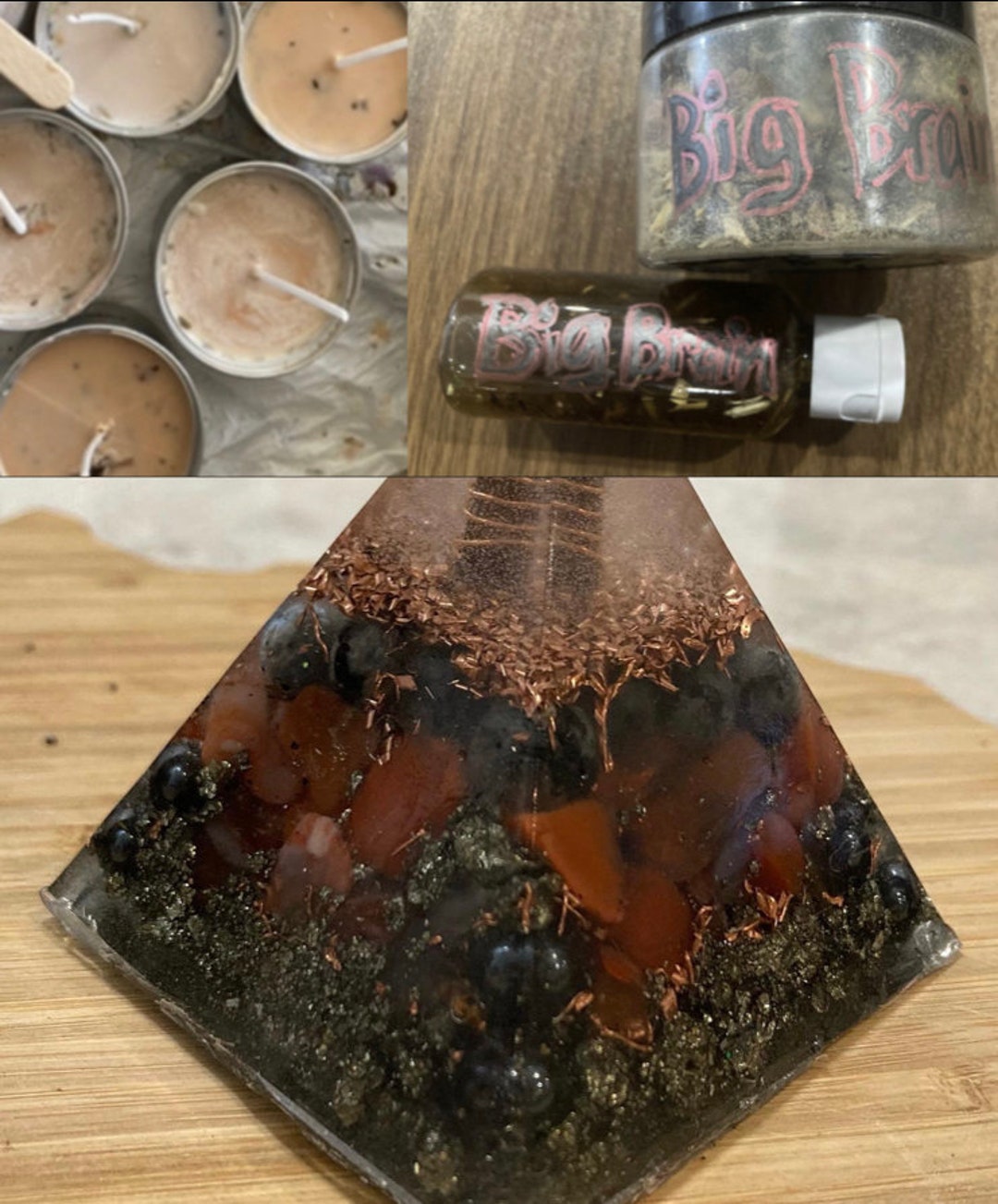 Back to School: Study Candles, Infused Oil, Tea, and Orgone Pyramid ...
