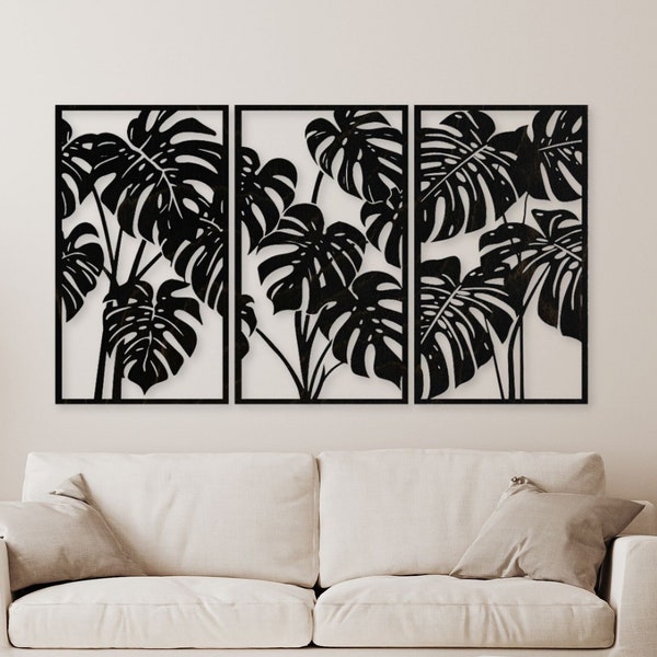 Monstera Wall Art - Etsy