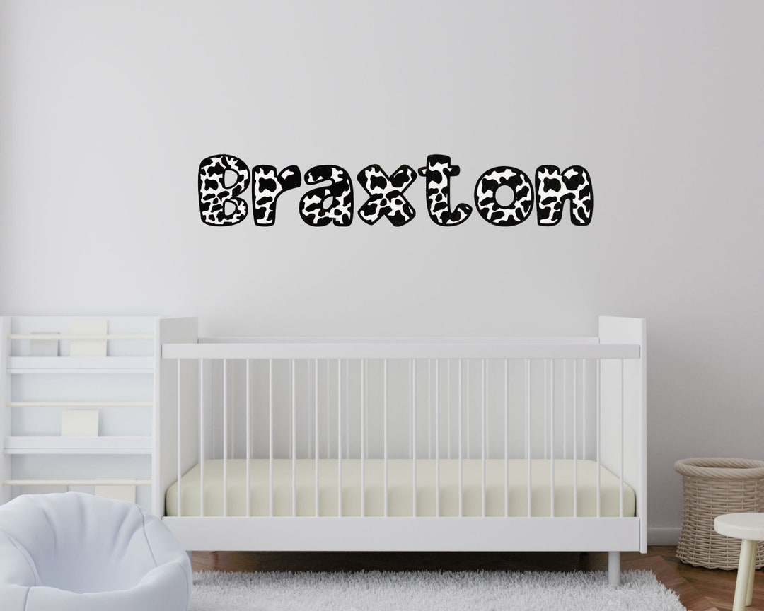 Cow Print Letters, Nursery Letters, Western Wooden Letters, Name ...