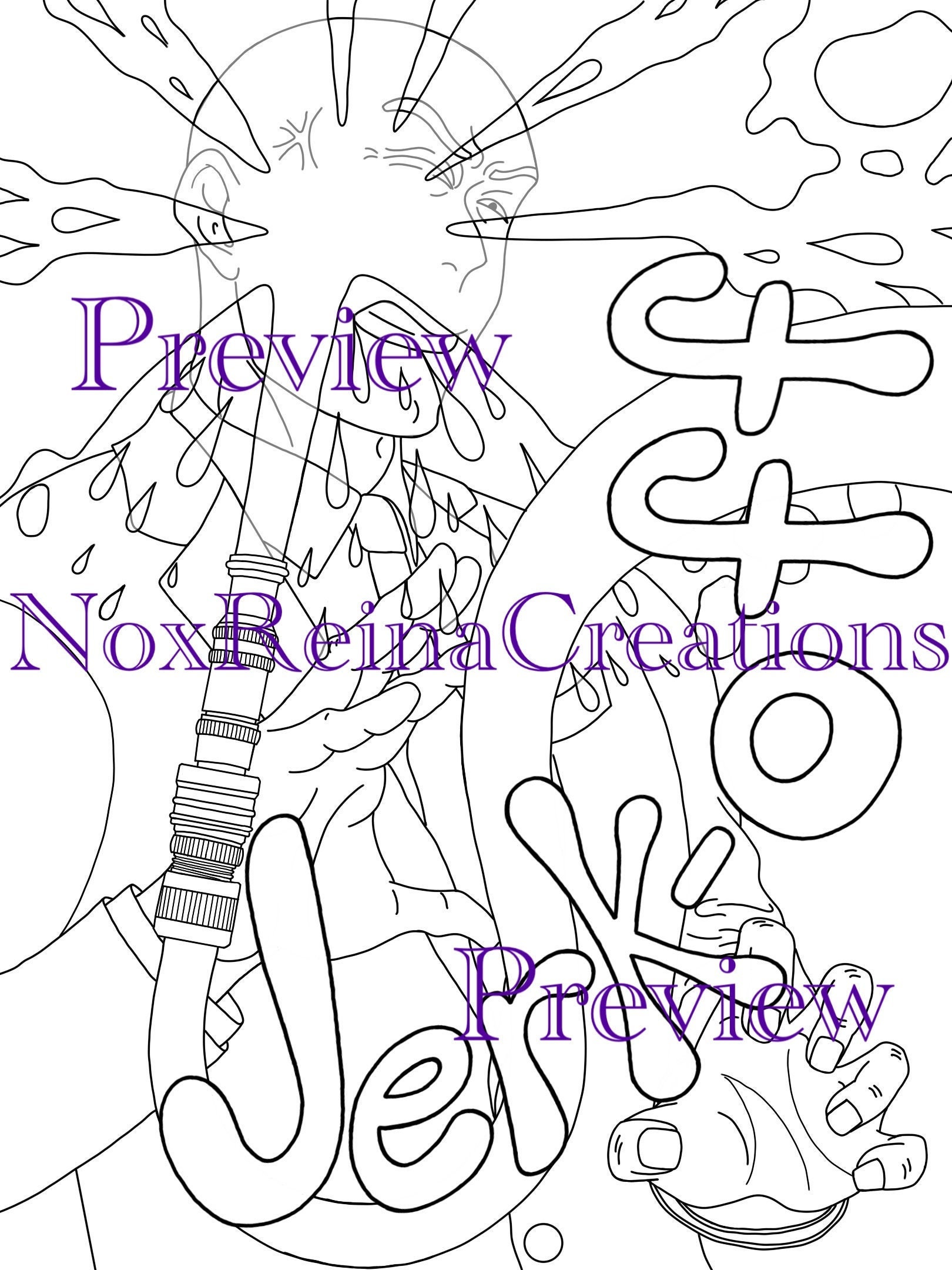 Water Hose Coloring Pages