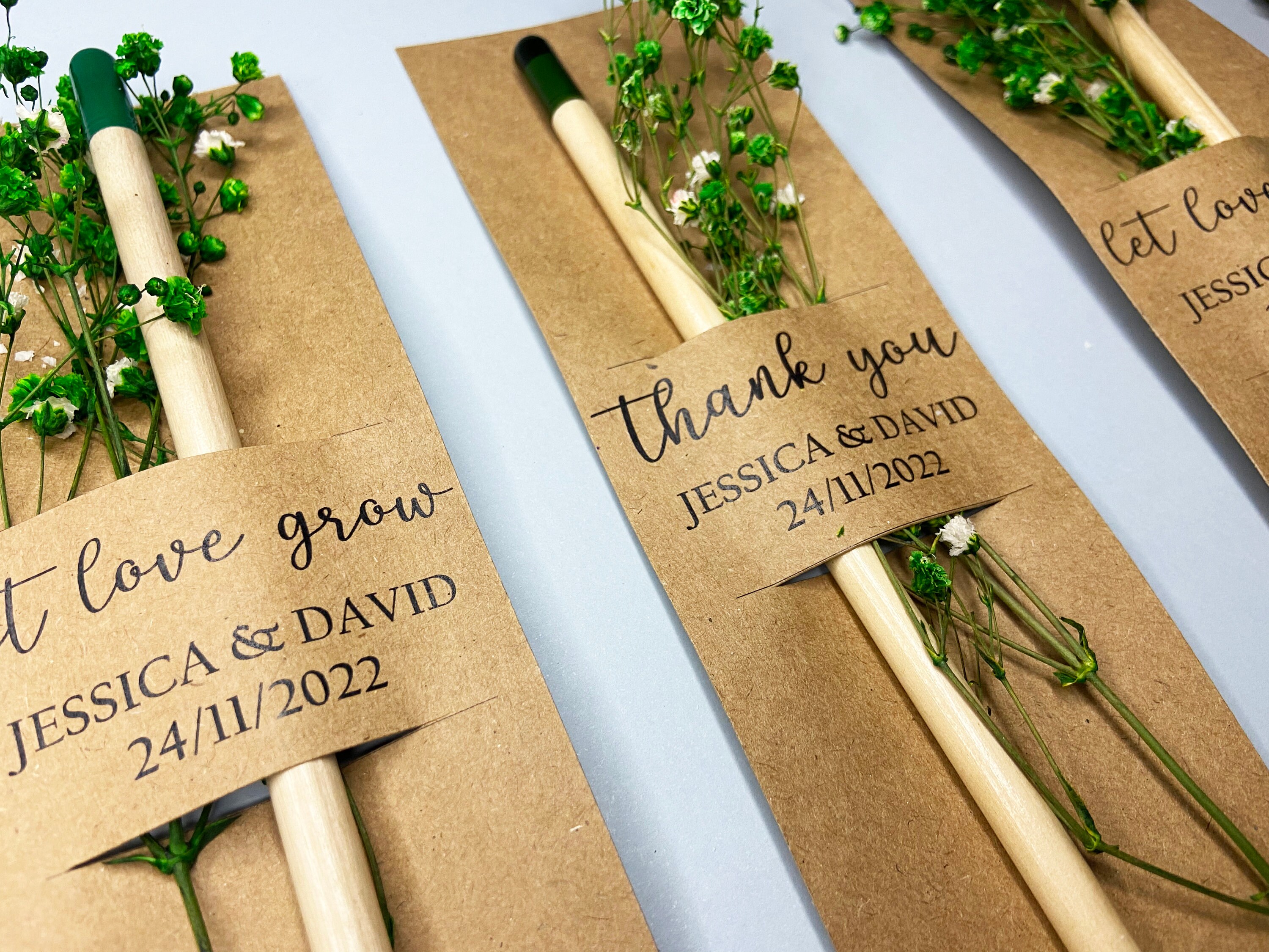 Planted Pencil Favor With Animals Design, Personalized Special ...