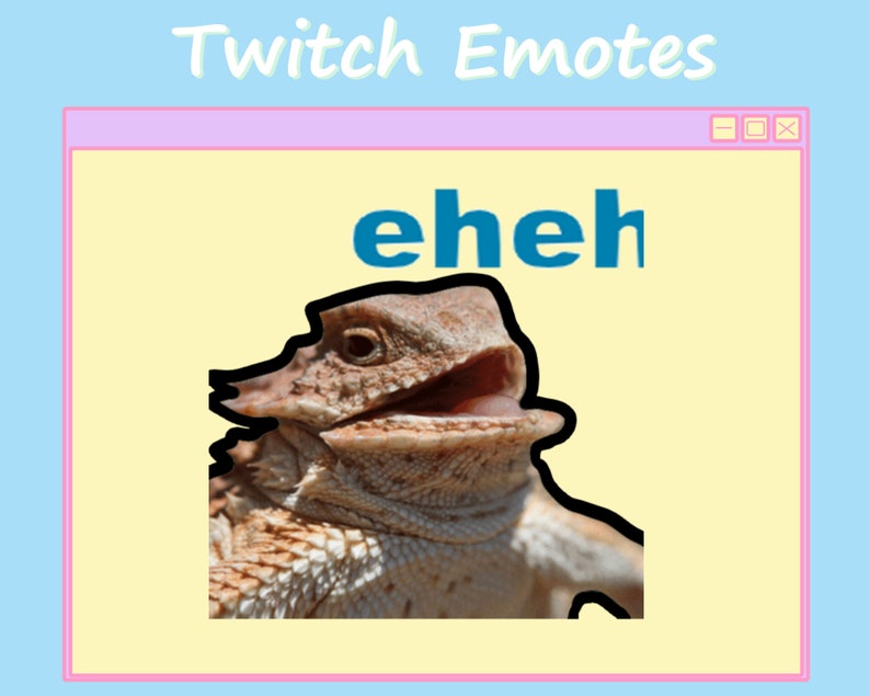 Laughing Lizard Meme Animated Emote for Twitch, Youtube, Discord - Etsy
