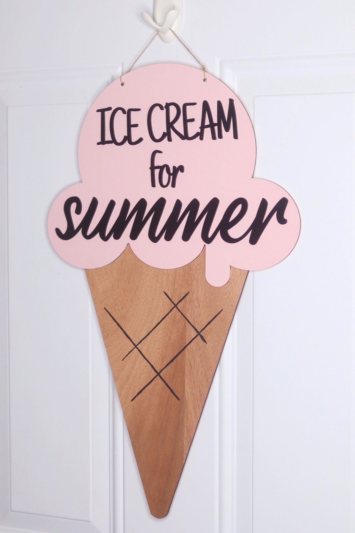 Ice Cream Sign SVG Digital File Ice Cream Door Sign - Etsy