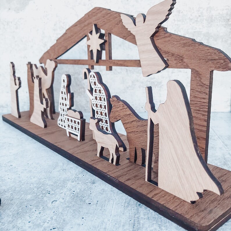 Nativity Scene SVG - Digital File Nativity Scene - Laser File for ...