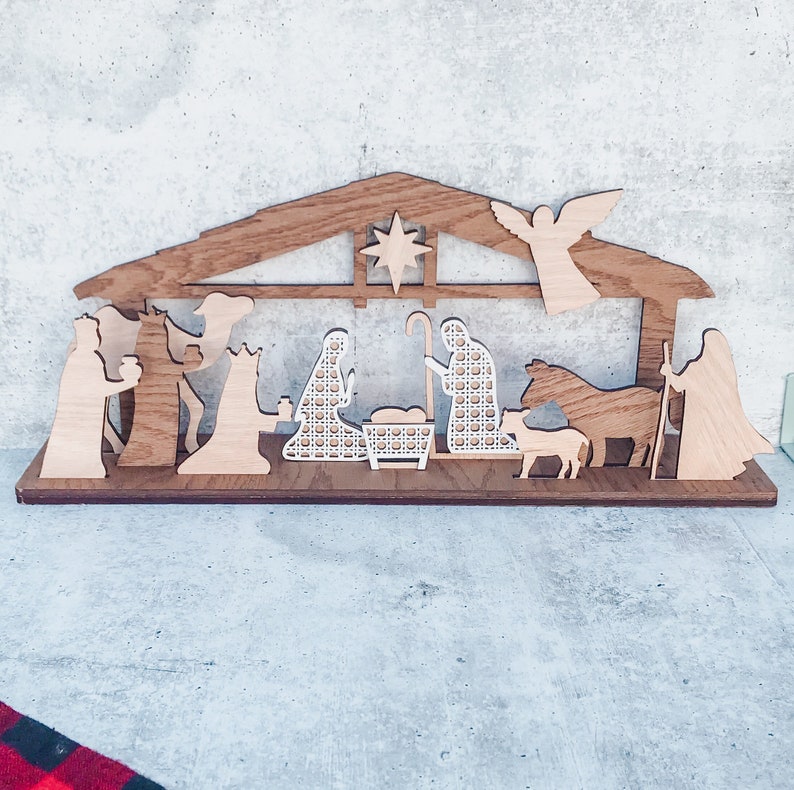 Nativity Scene SVG - Digital File Nativity Scene - Laser File for ...