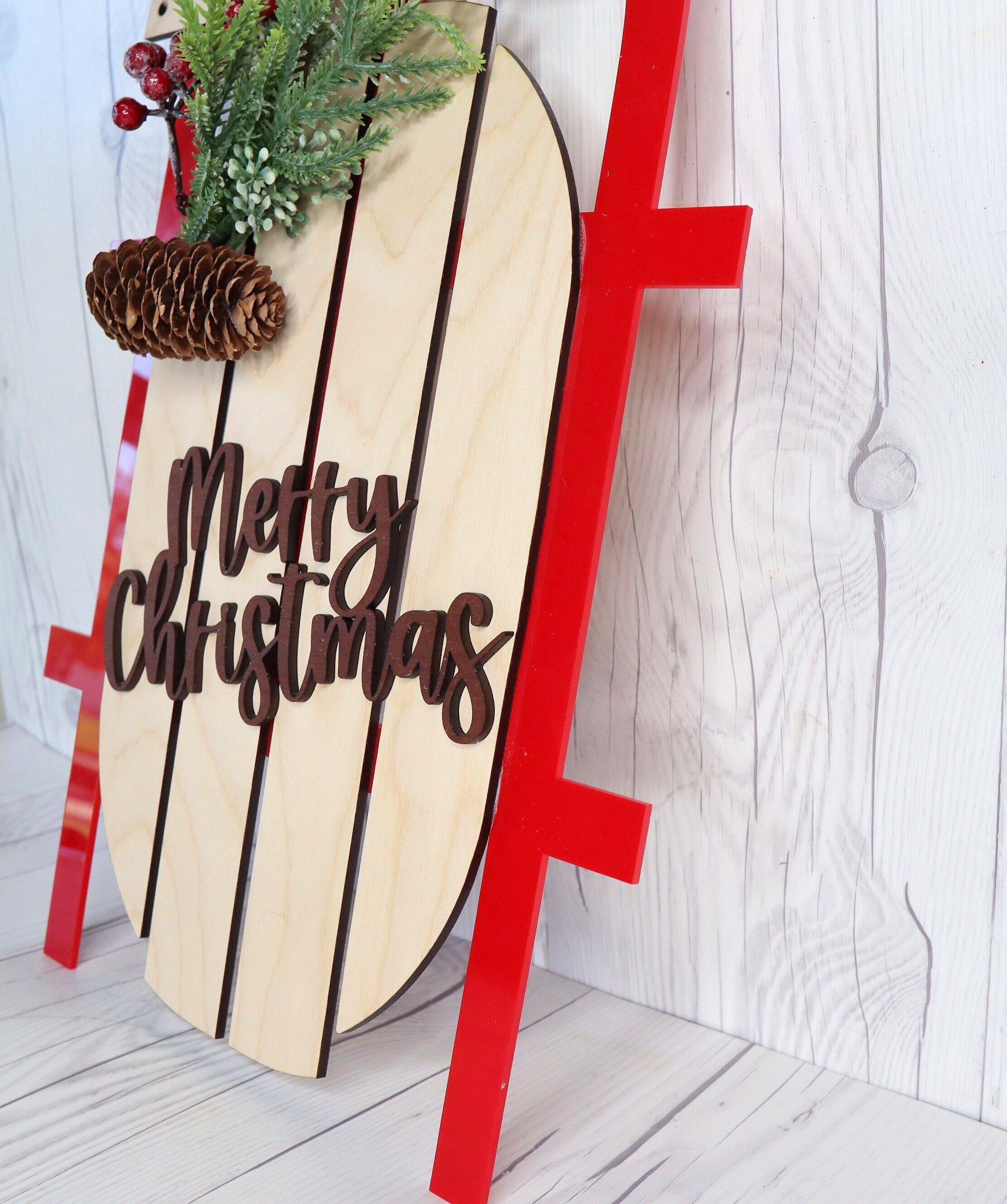 Sled Door Sign SVG - Laser File for Glowforge - Etsy