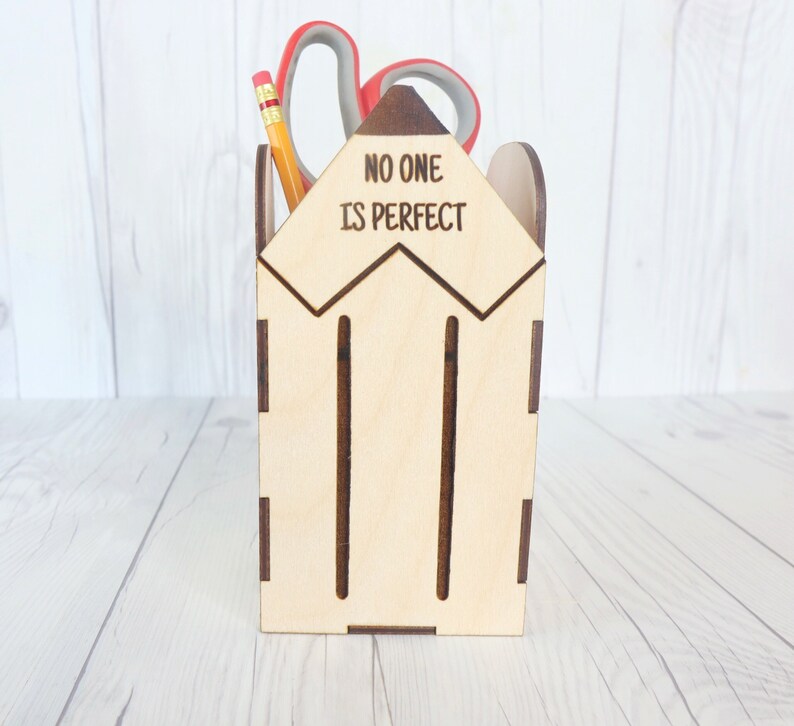 Pencil Holder SVG Digital File for Laser Machines Digital - Etsy
