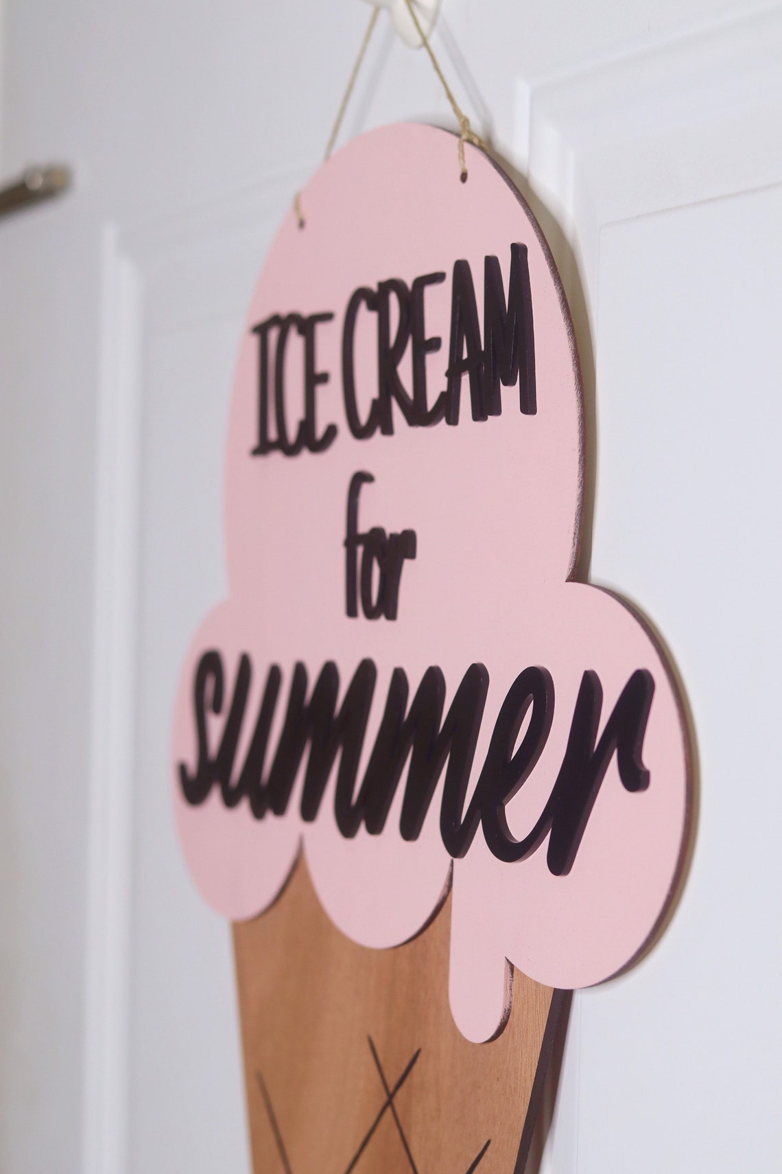 Ice Cream Sign SVG Digital File Ice Cream Door Sign - Etsy