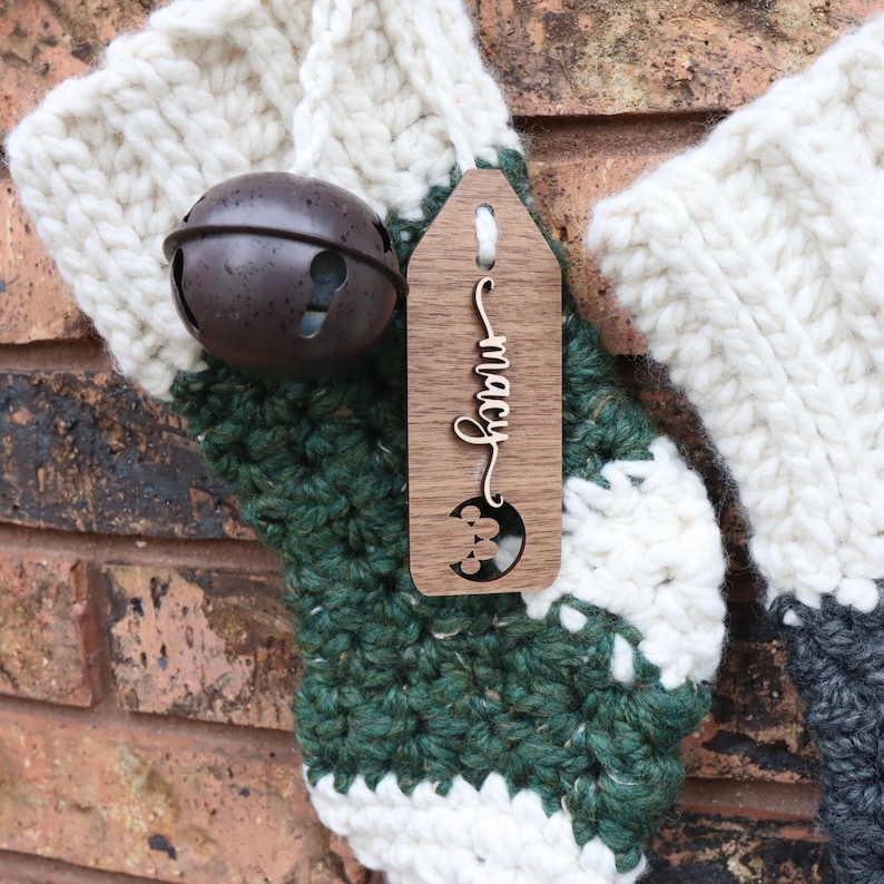 Stocking Tags SVG Digital File Christmas Stocking Tags - Etsy