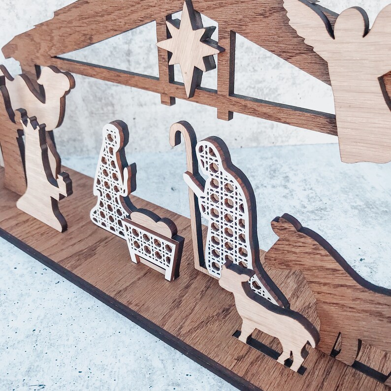 Nativity Scene SVG - Digital File Nativity Scene - Laser File for ...