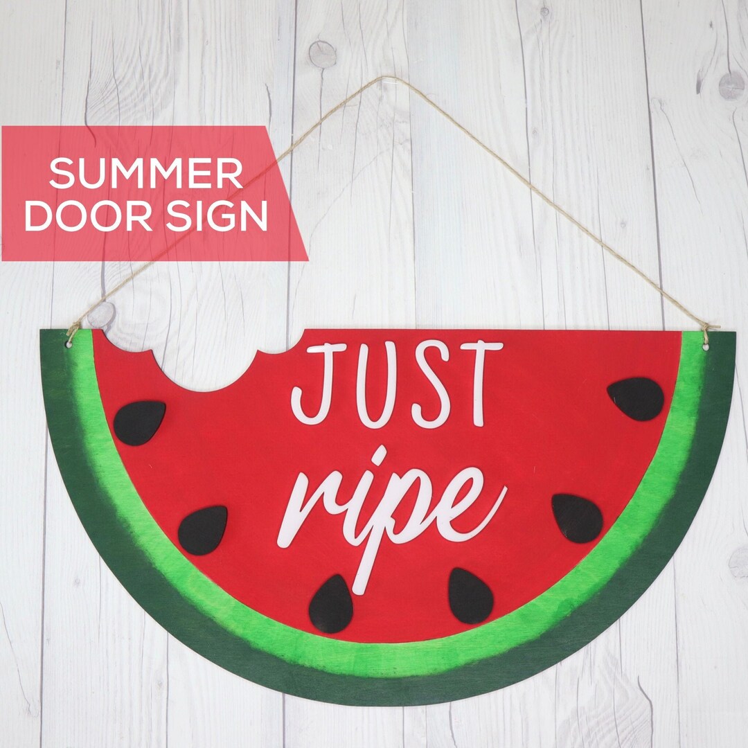 Watermelon Sign SVG - Digital File for Watermelon Door Sign - Digital ...