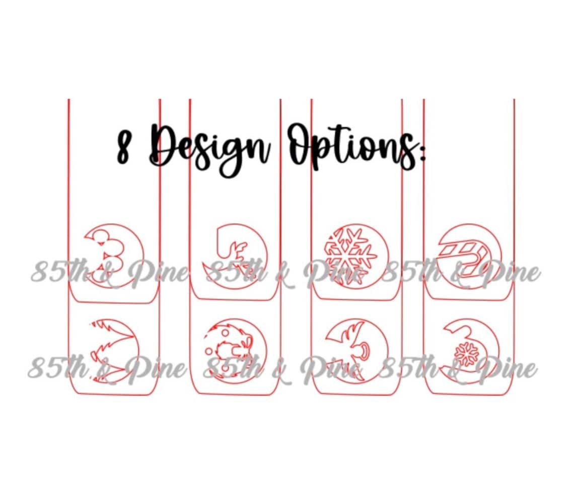 Stocking Tags SVG Digital File Christmas Stocking Tags - Etsy