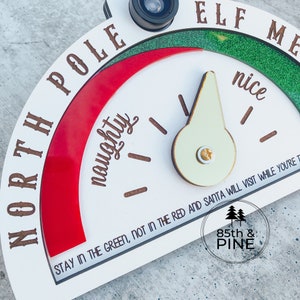 Elf Meter SVG - Santa Cam SVG - Elf on the Shelf Ideas - Laser File for ...