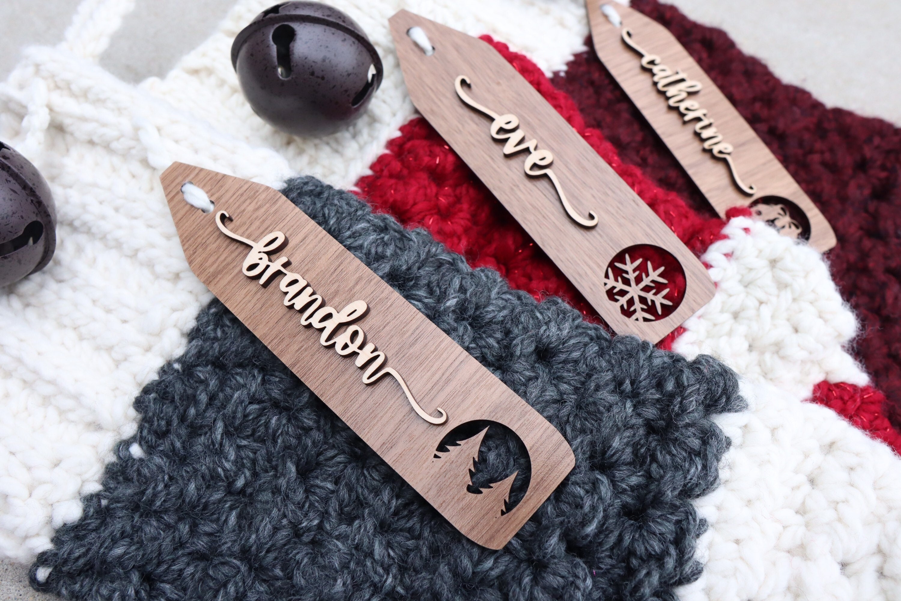 Stocking Tags SVG Digital File Christmas Stocking Tags - Etsy