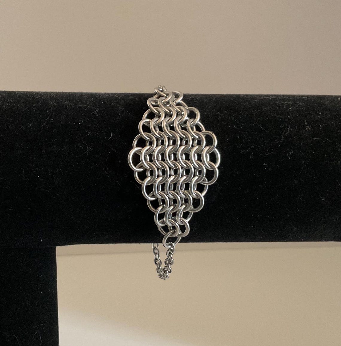Diamond Shape 4 in 1 Chainmail Bracelet - Etsy