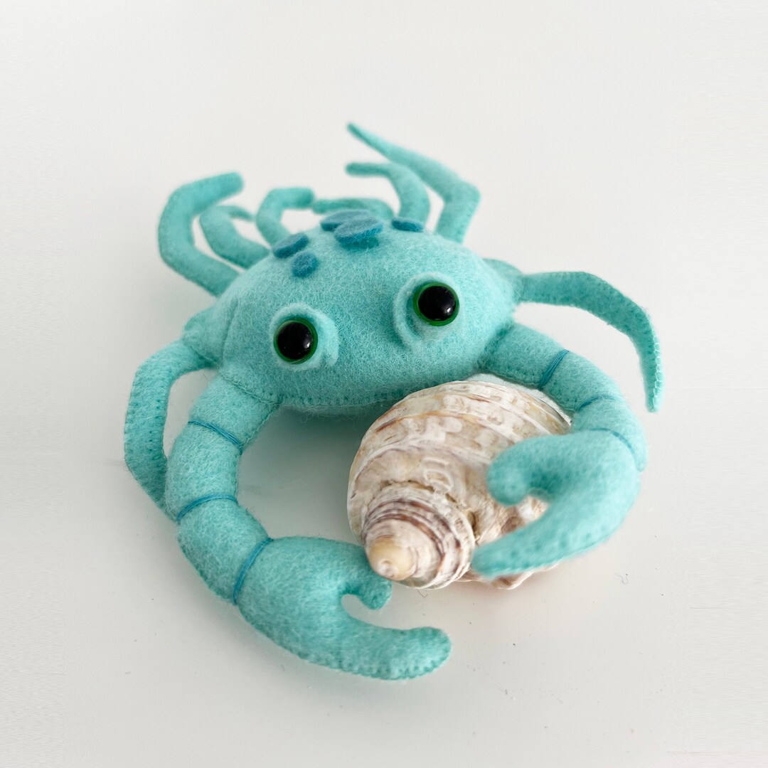 Felt Crab Pattern & Instructions pdf Baby Mobile Felt - Etsy