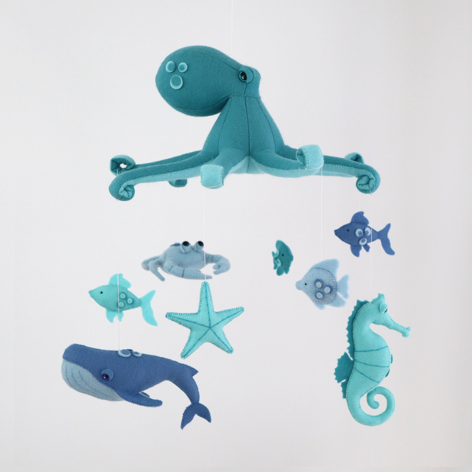 Octopus Mobile Pattern pdf Felt Mobile / Felt Decoration / - Etsy