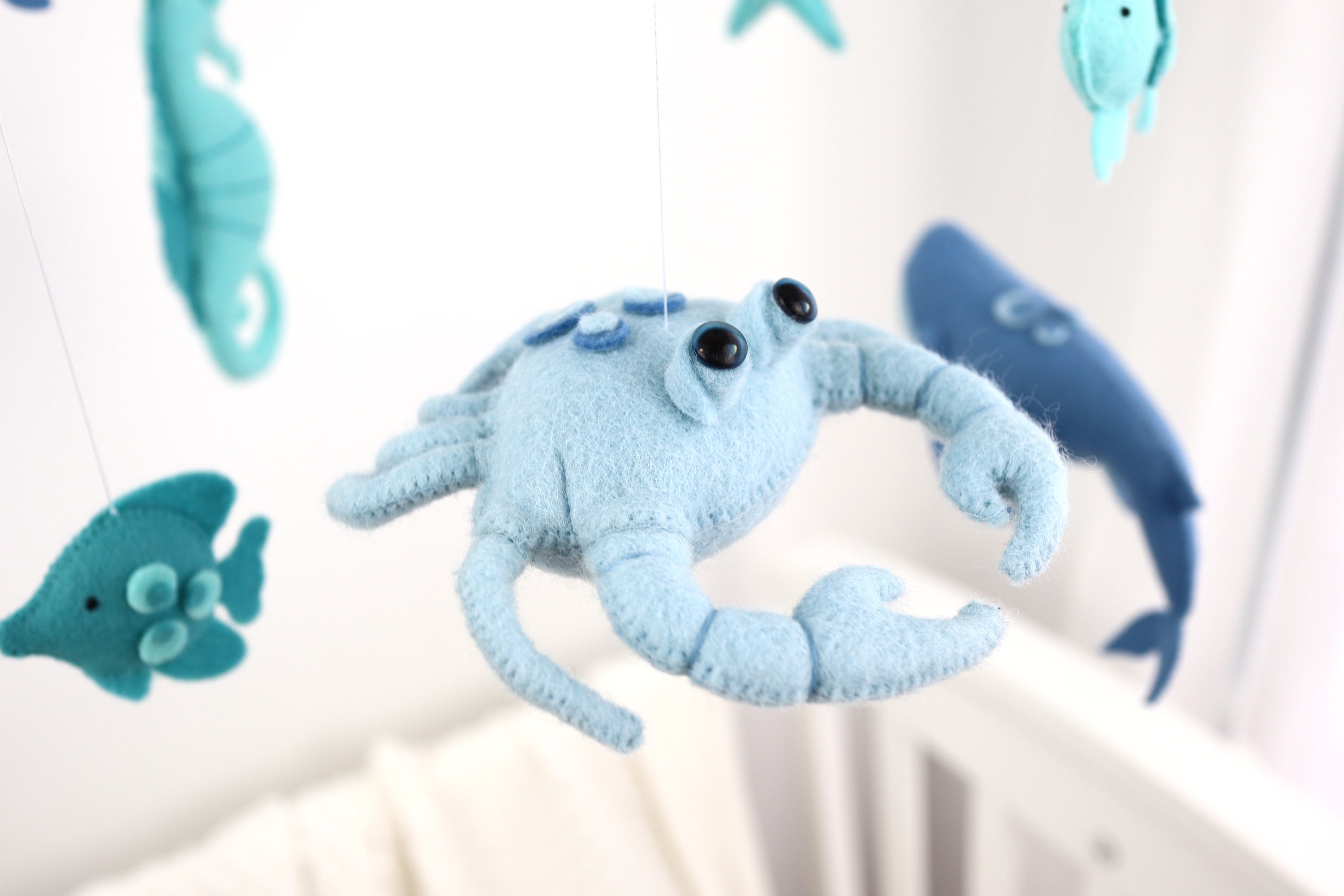 Octopus Mobile Pattern pdf Felt Mobile / Felt Decoration / - Etsy