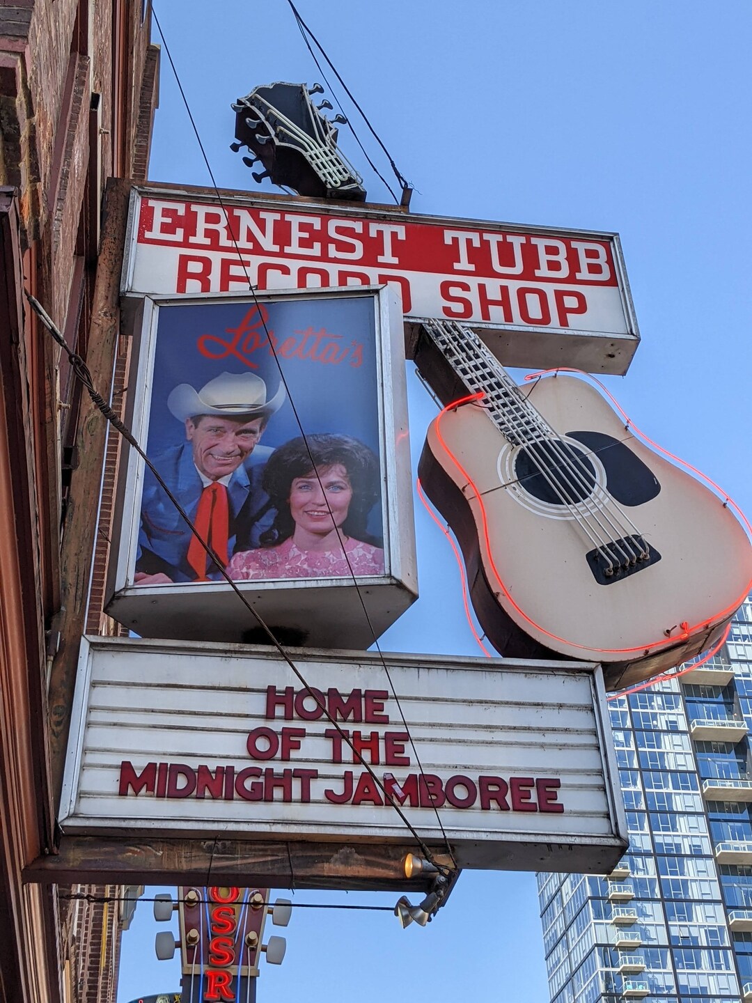 Nashville's Ernest Tubb Record Shop Sign color - Etsy