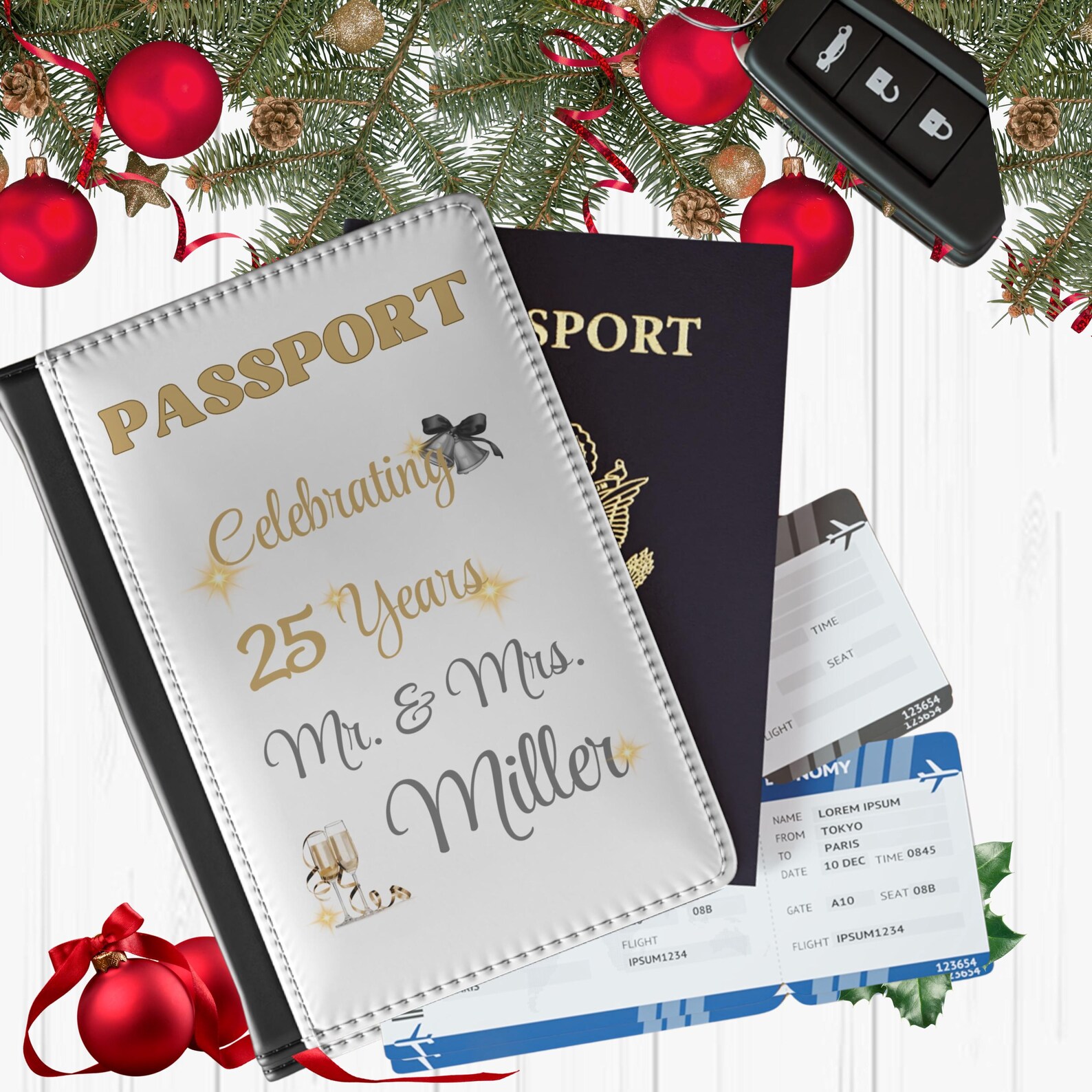 Personalized Passport Cover Custom Travel Accessory With Initials ...