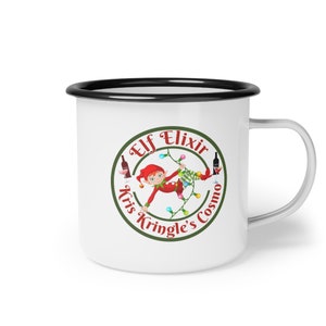 Elf Elixir Kris Kringle's Cosmo for Enamel Camp Cup, Personalized Cup ...
