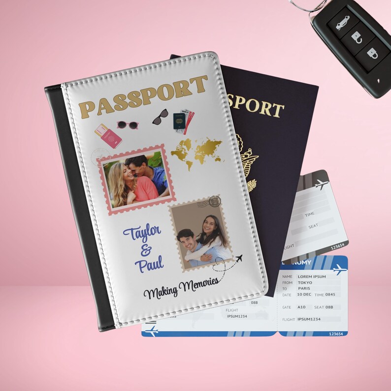 Personalized Cruise Passport Cover Custom Travel Accessory, Wedding ...