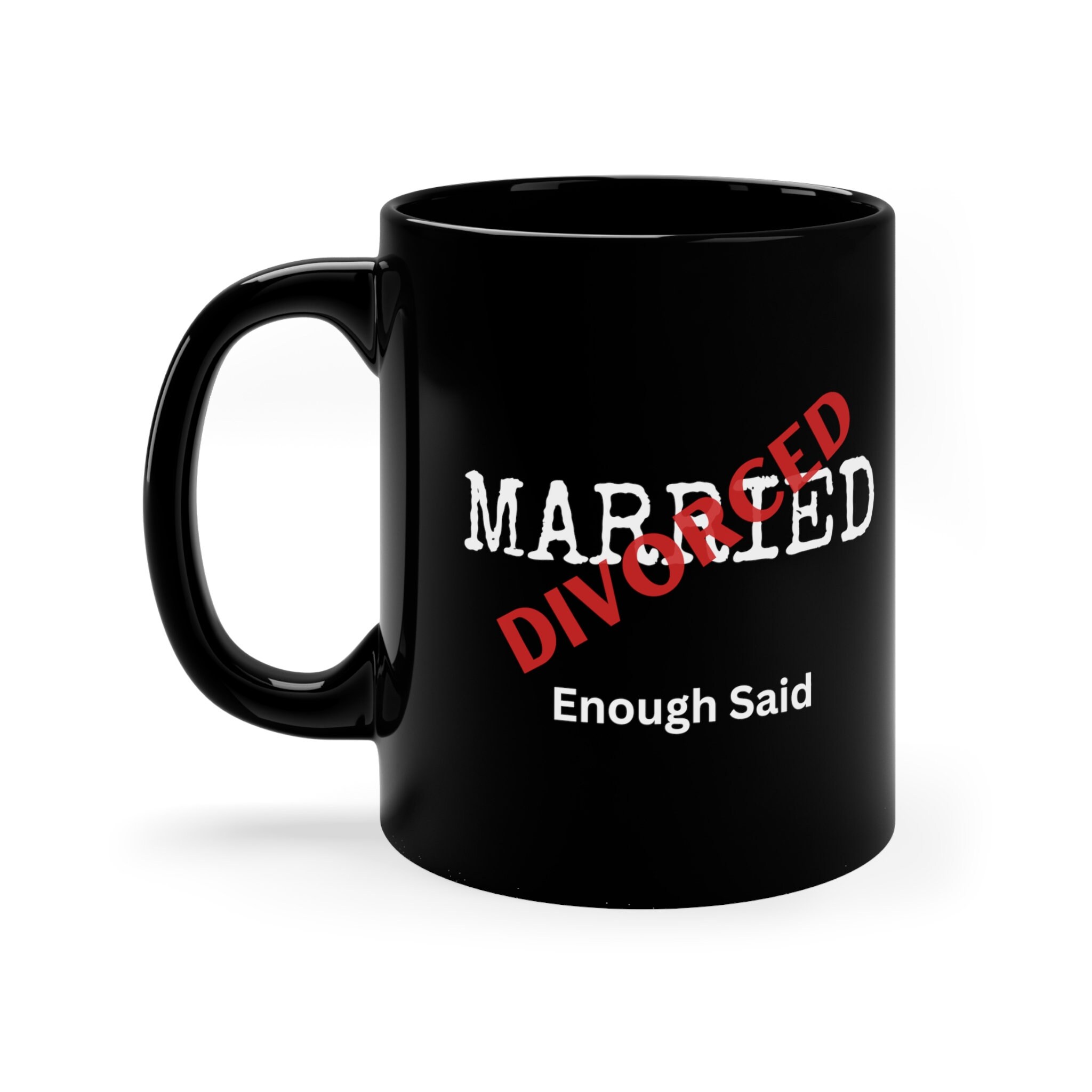 Divorce MUG, Funny Cup, Ex Wife, Ex Husband, Break Up, Split, Married ...