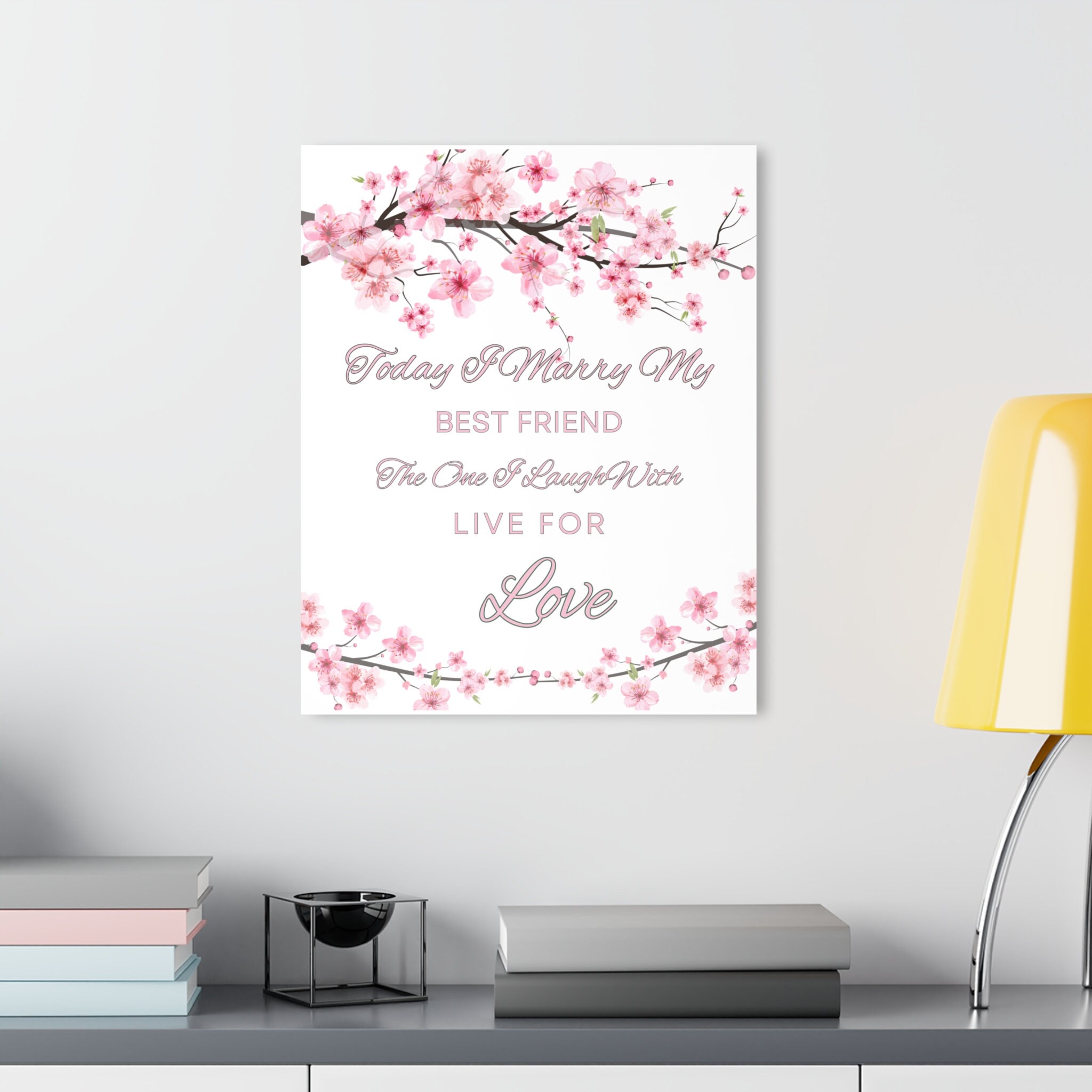 Wedding Sign LGBTQ Cherry Blossom, Acrylic Sign Wedding Decor ...