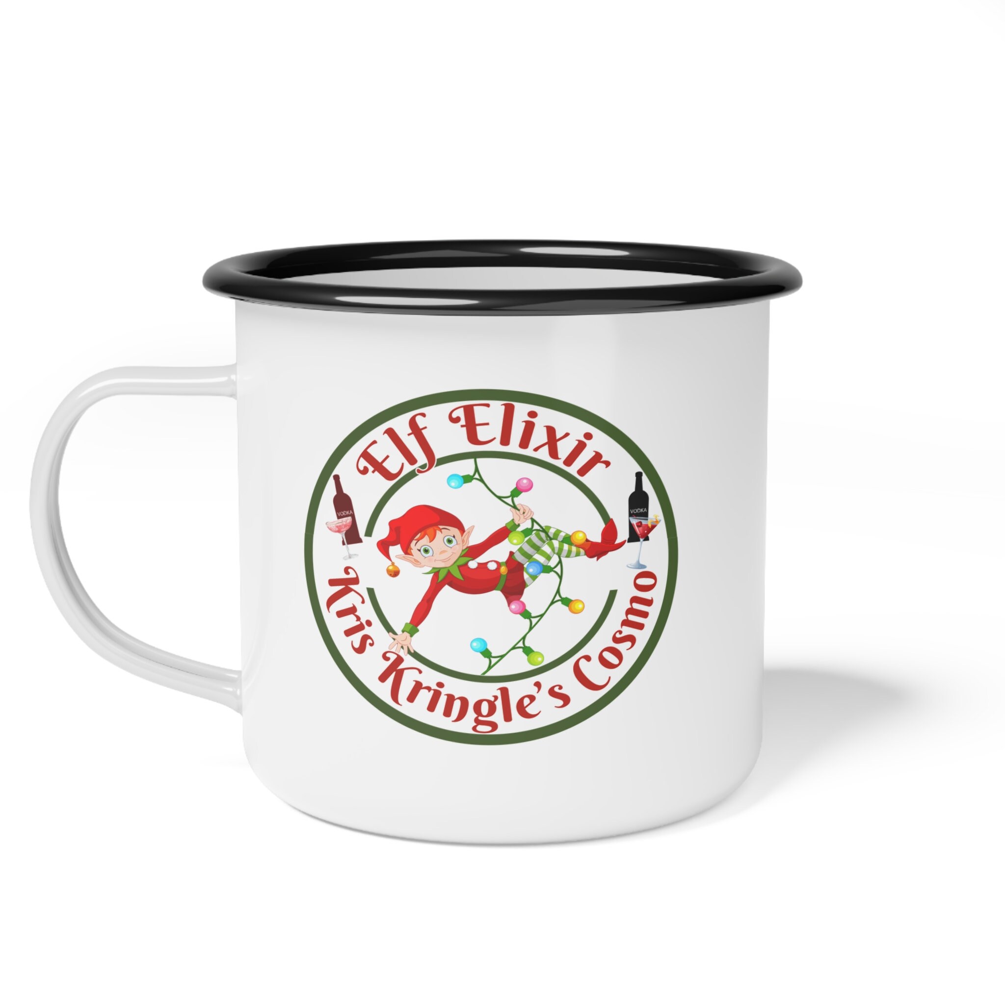 Elf Elixir Kris Kringle's Cosmo for Enamel Camp Cup, Personalized Cup ...
