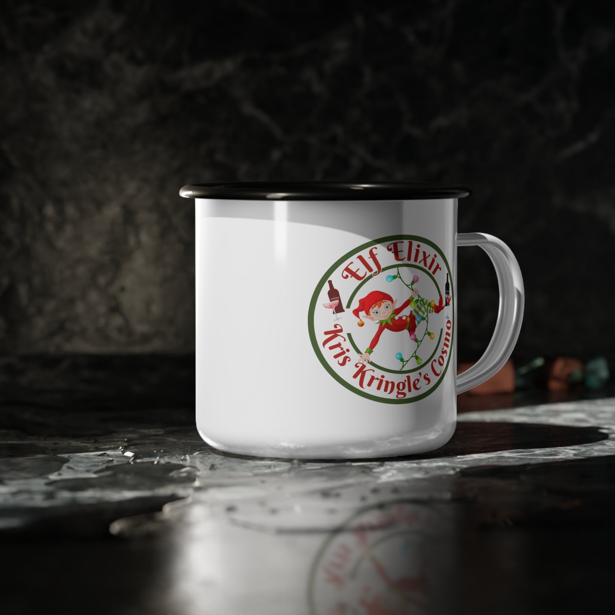 Elf Elixir Kris Kringle's Cosmo for Enamel Camp Cup, Personalized Cup ...