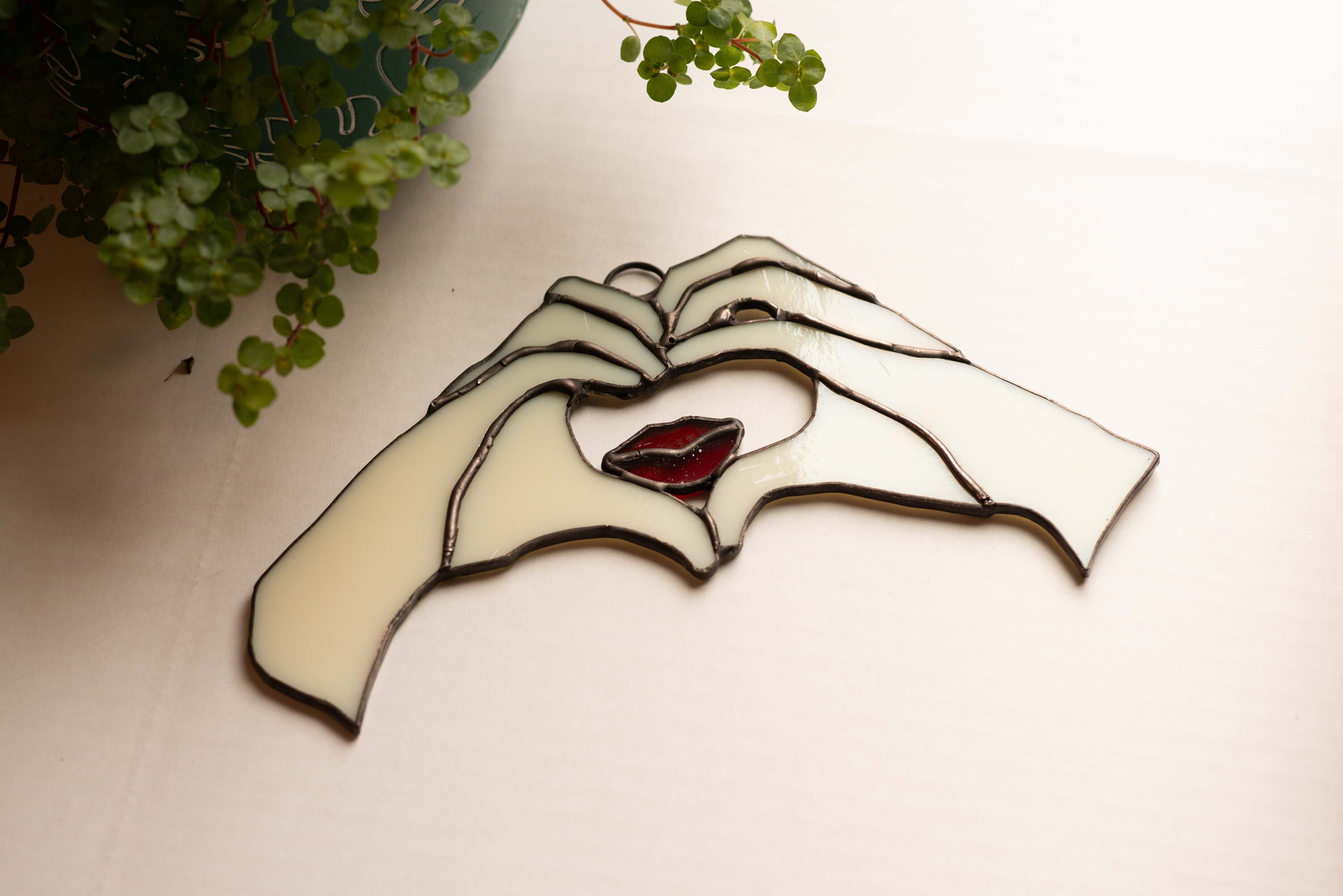 Heart Hand - Swifty - Stained Glass - Etsy