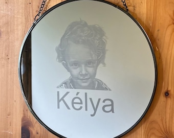 Custom Engraved Mirror - Etsy