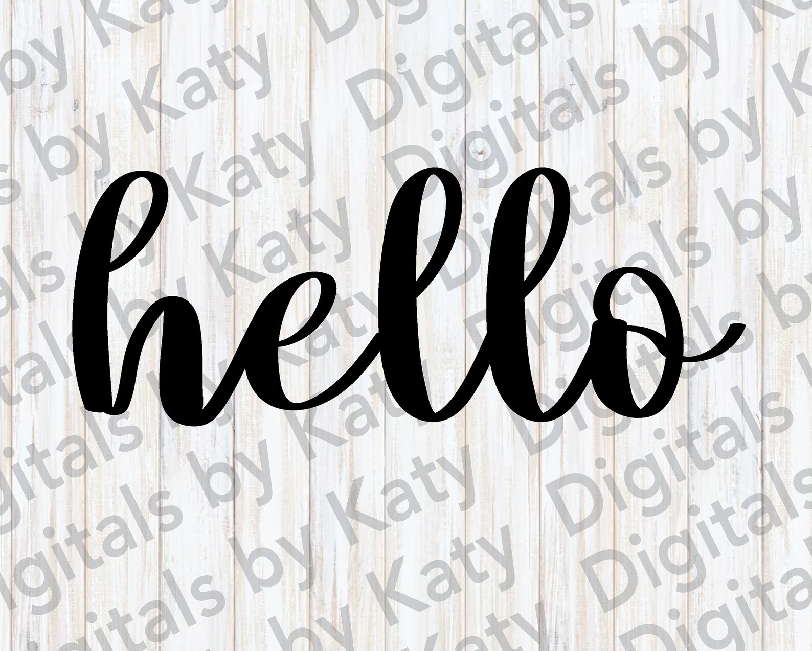 Hello SVG | Digital Svg File | Modern Svg | Craft Svg | Cut File for ...