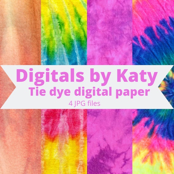 Tie Dye Digital Paper Craft Paper Printable Paper - Etsy
