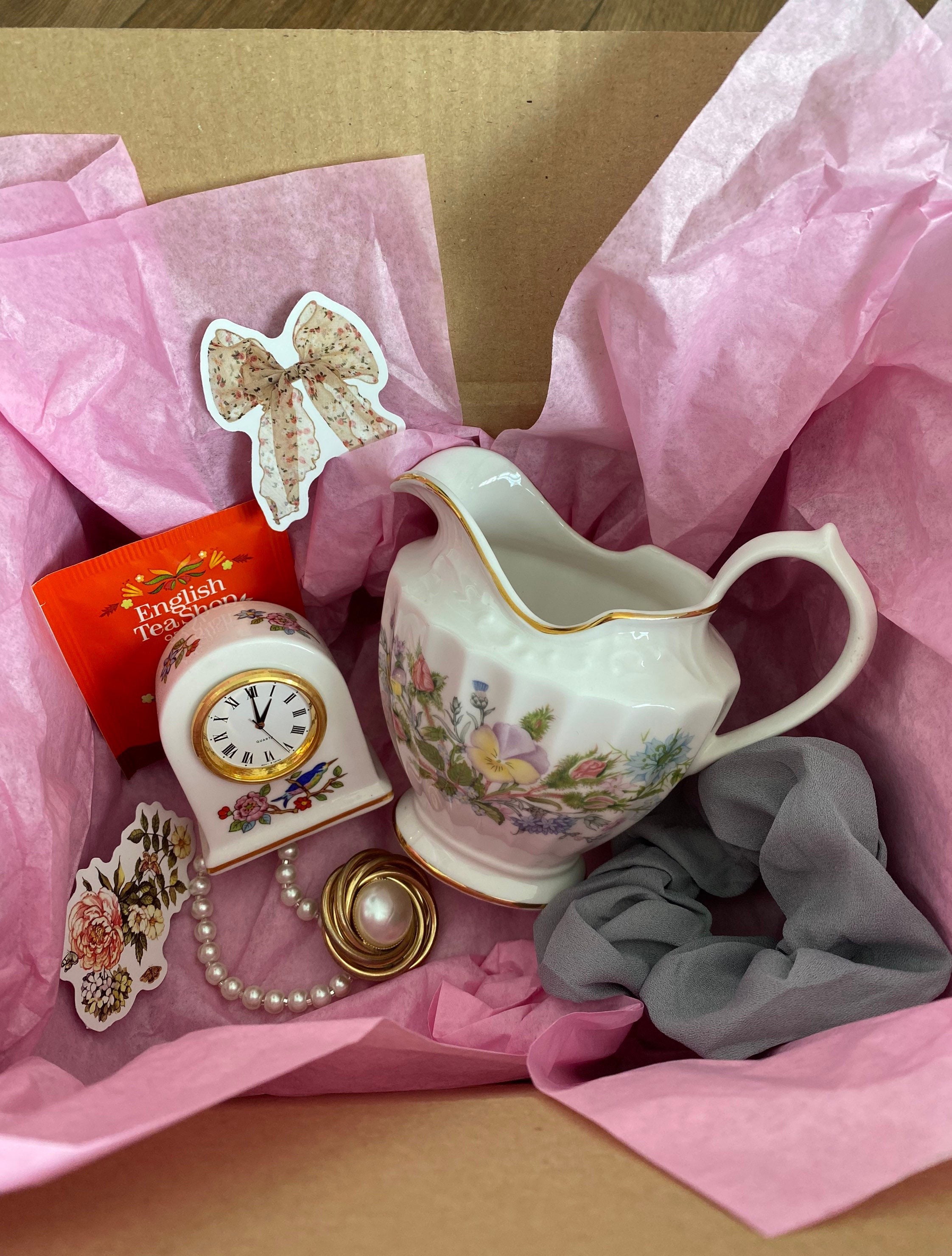 Vintage Cottagecore Aesthetic Box -jane Austen Teacups -regency Jewelry ...