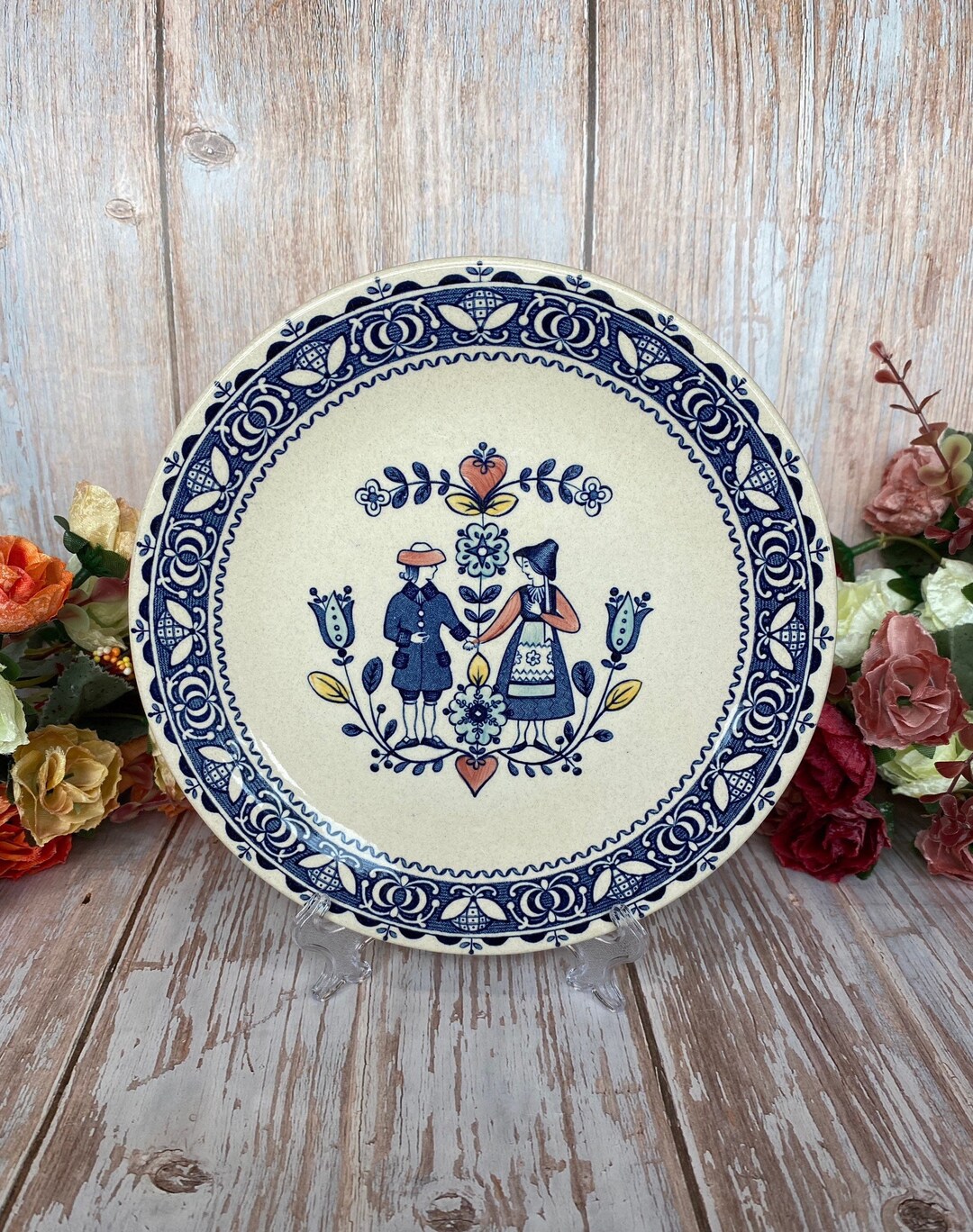Johnson Brothers hearts & Flowers Vintage Dish English Old Granite ...
