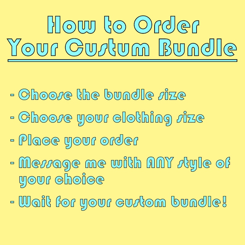ANY Style Thrift Bundle Custom Thrift Box Unique Style Bundle Thrifted ...