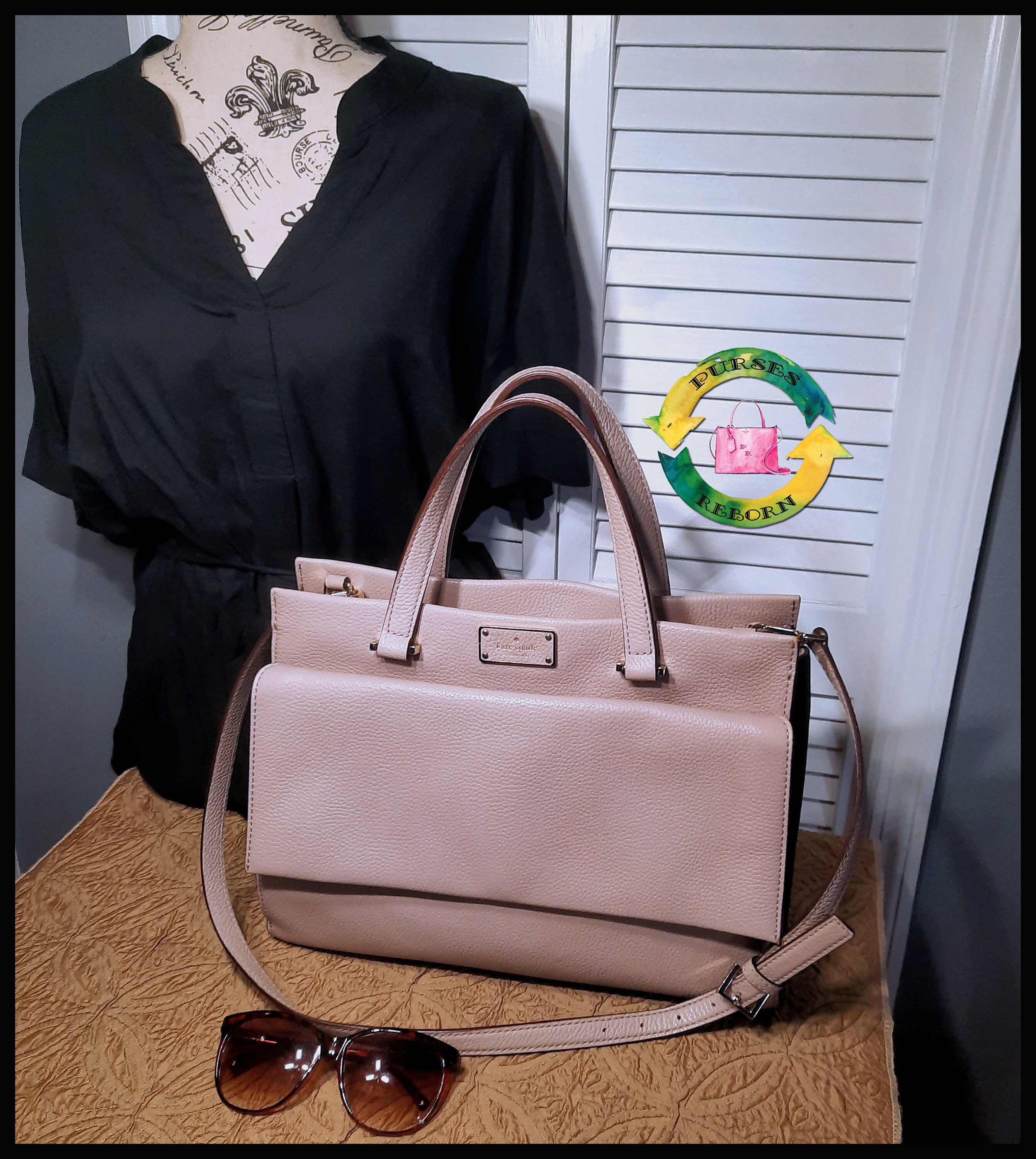 Kate Spade Leather and Suede Shoulder Bag Kate Spade Handbag Kate Spade ...