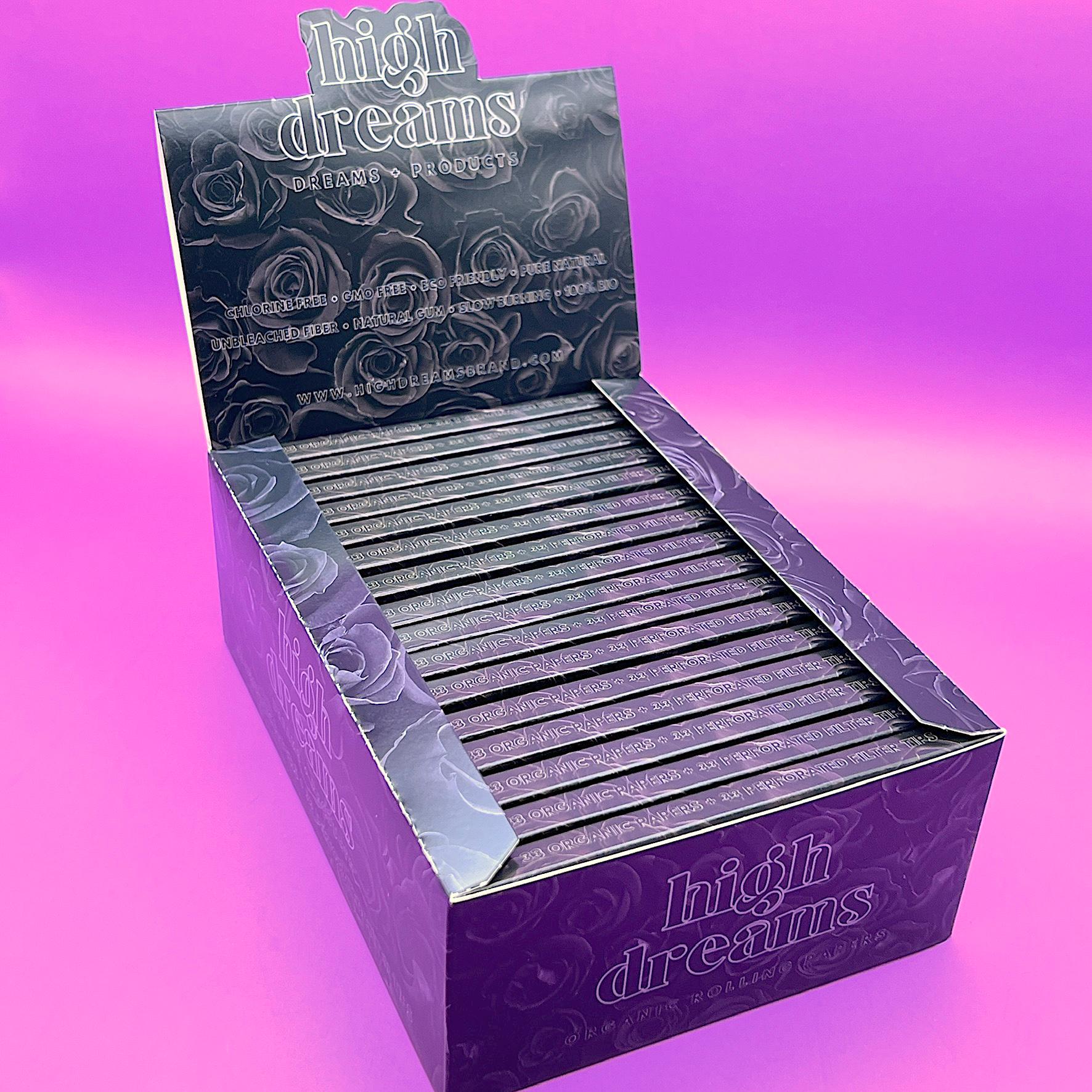 Black Rolling Papers With Tips 33 Leaves + 33 Filter Roach Card (king ...