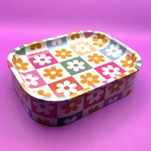 Stash Box With Rolling Tray Lid, Metal Storage Kit - Container for ...