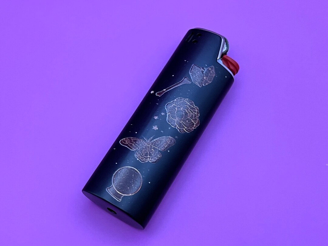 Lighter Holder Magic Lighter Butterfly Print Metal Lighter - Etsy