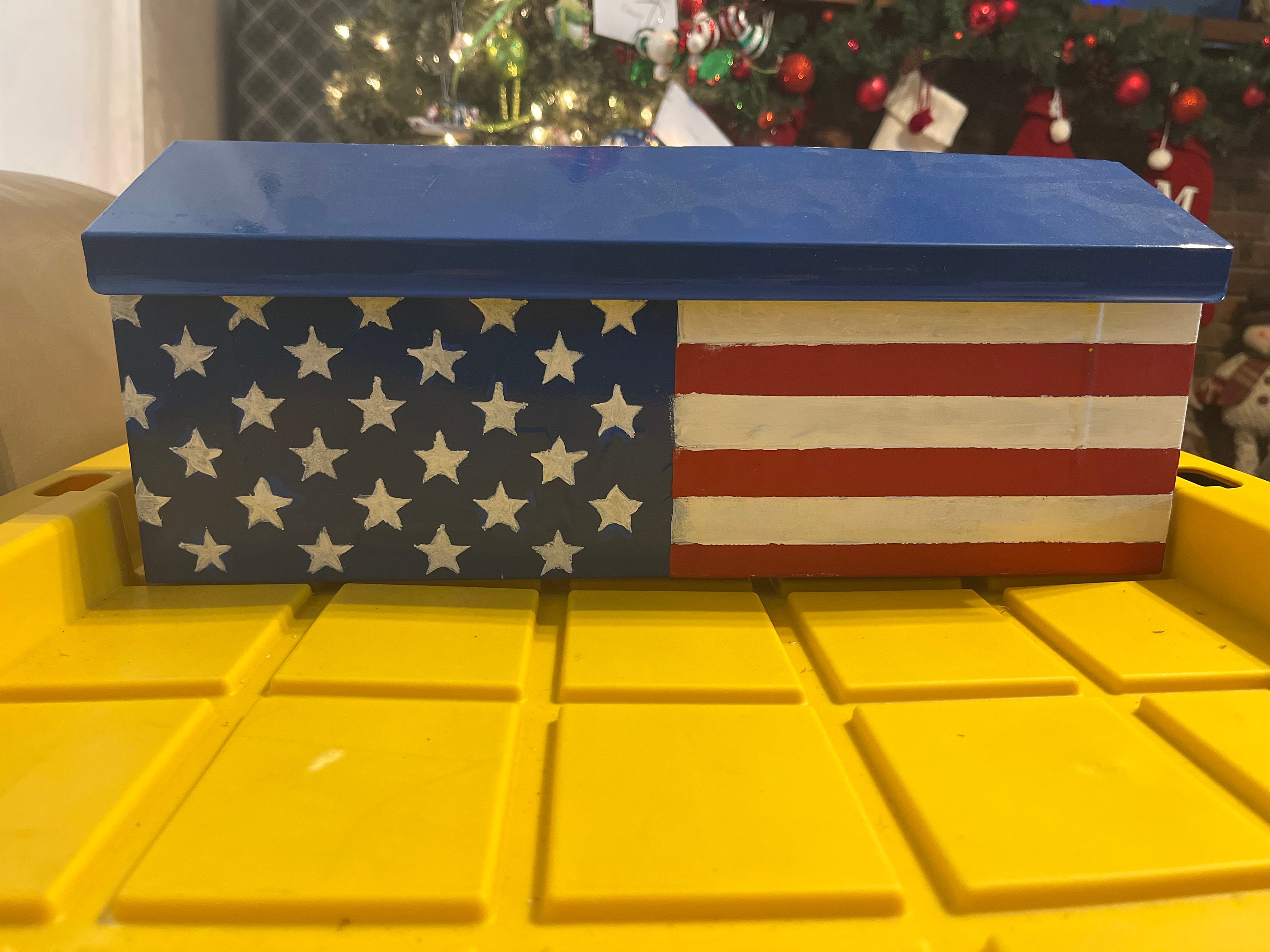 American Flag Mail Box - Etsy