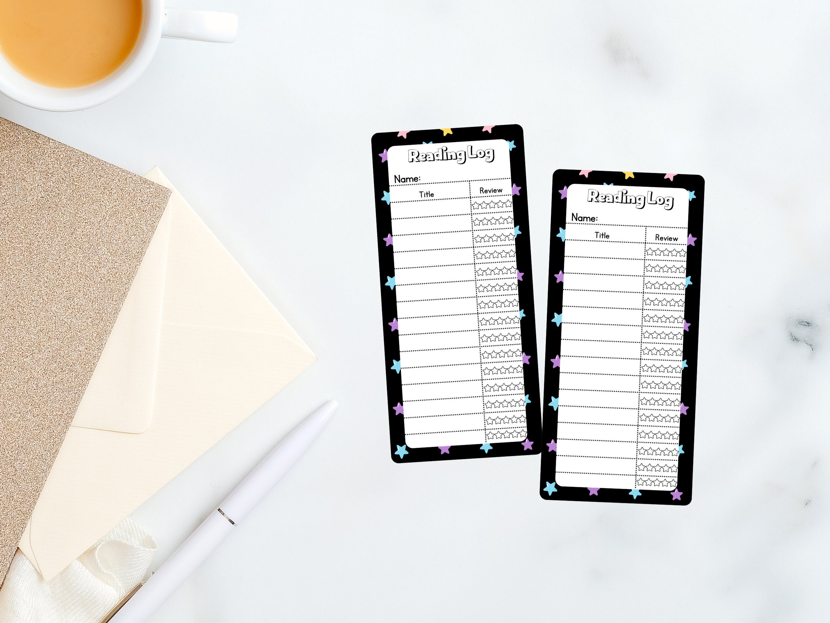 Printable Reading Log | Book Tracker Bookmark | Bookmarks for Children ...