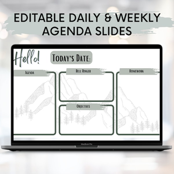 Daily Agenda - Etsy