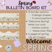 Printable Welcome Spring Bulletin Board Kit | Instant Download - Etsy