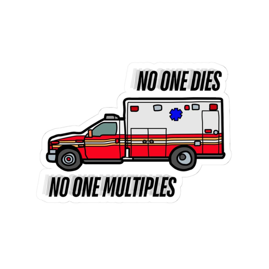 Emergency Services Kiss-cut Stickers - Motivational Gear for First ...