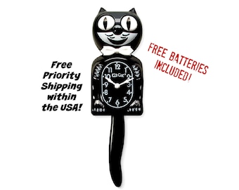 Cat Clock Moving Tail - Etsy