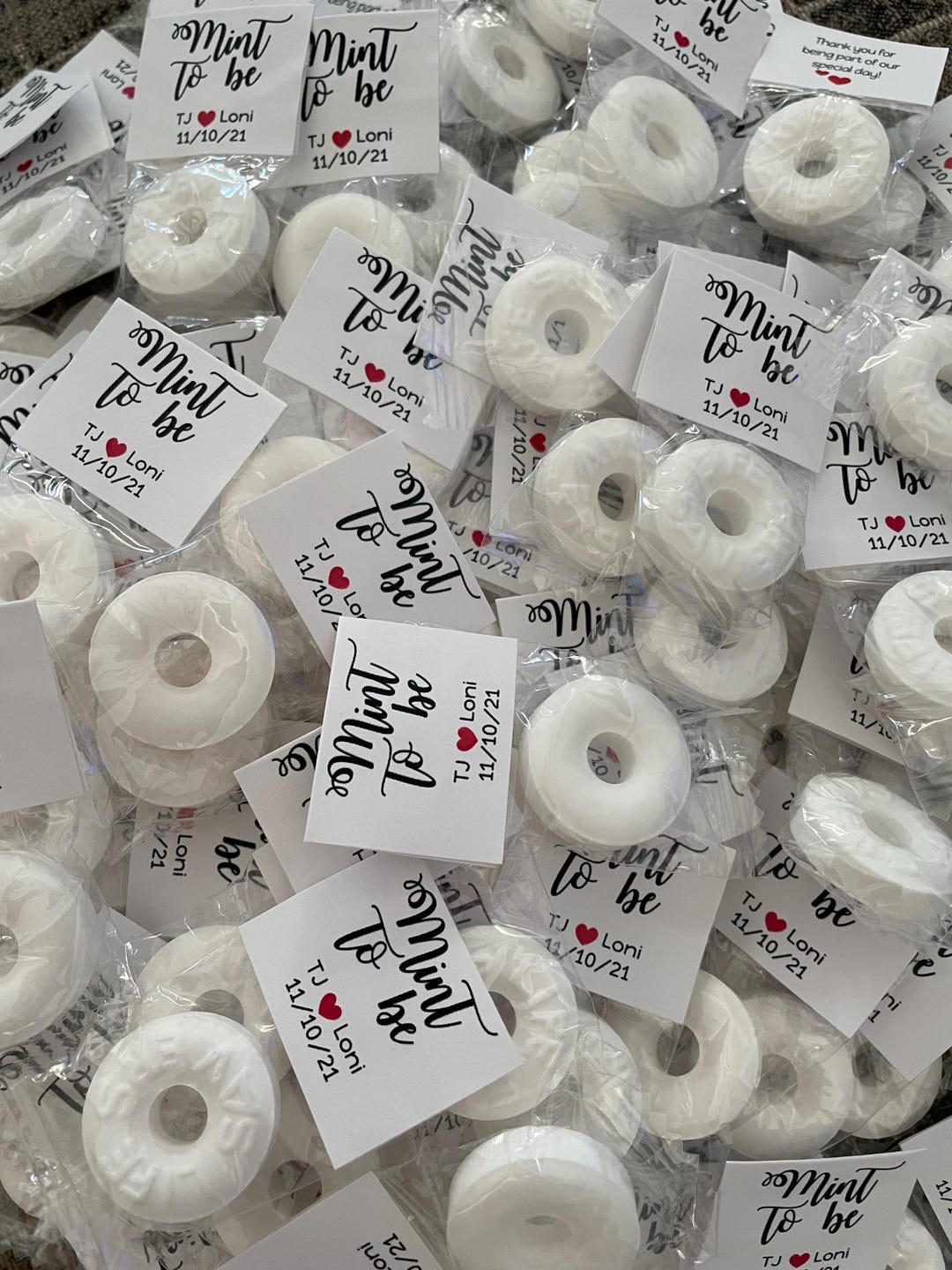 Personalized Wedding Mints: Assembled Favors for Guests - Etsy