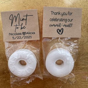 Personalized Wedding Mints: Assembled Favors for Guests - Etsy