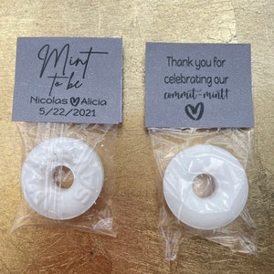 Personalized Wedding Mints: Assembled Favors for Guests - Etsy